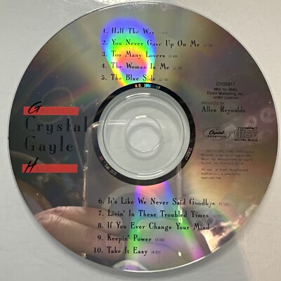 Crystal Gayle Greatest Hits CD Disc Only | eBay