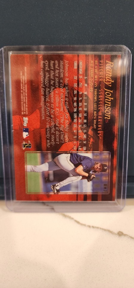 💥1996 Topps Randy Johnson Hobby Masters #HM7 Seattle Mariners💥 | eBay