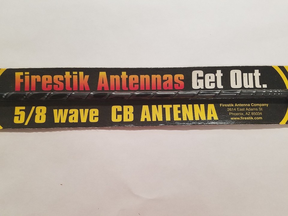 Firestik Firefly FL4 Black 4 ft Flex Fiberglass CB Radio Antenna ...