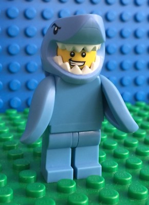 Lego 71011 Series 15 SHARK SUIT Guy Fish Minifigures City Town New ...