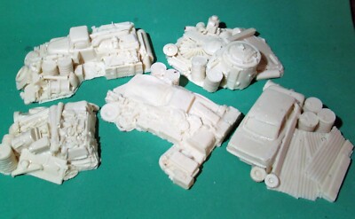 Five piles of scrap/junk - OO/HO Gauge/1:76 scale model railway ...