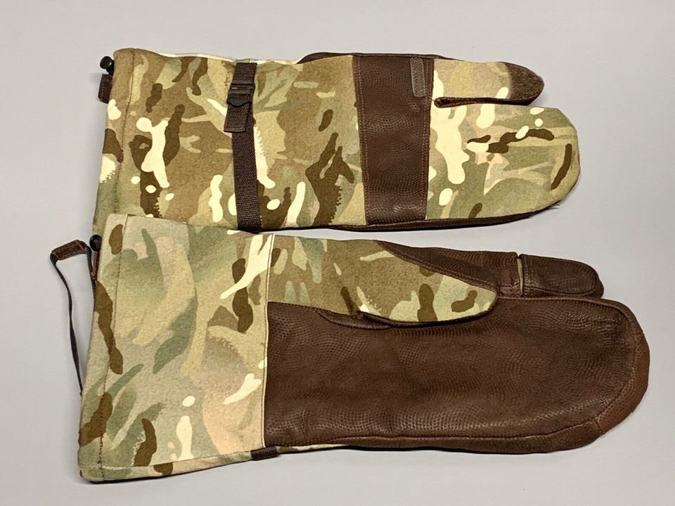 British Army SAS Military Issue Gore-Tex MTP Pattern Blizzard Mittens ...