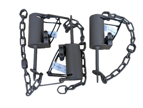 3 New Duke DP Dog Proof Coon Traps Powder Lil Griz Type Trapping ...