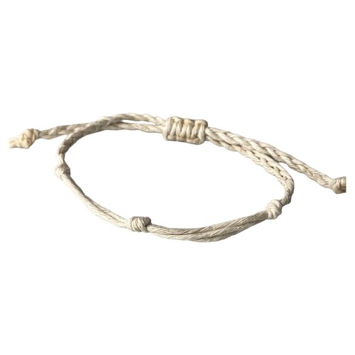 Surfer String Bracelet Thin Natural Hemp Cord for Women Men Handmade ...