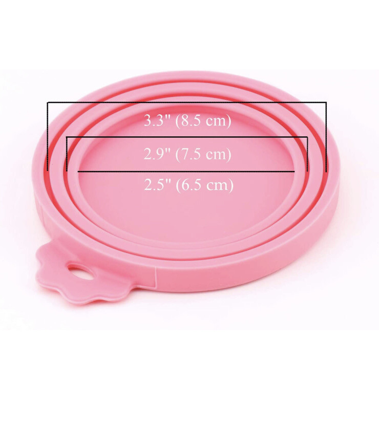 4PCS of Pet Food Can Cover Silicone Reusable Cap Can Lids for Dog and ...