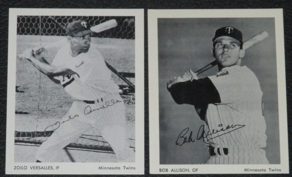 (4) 1961 Minnesota Twins Team Issue 4x5 Photos Allison Versalles Battey Griffith | eBay