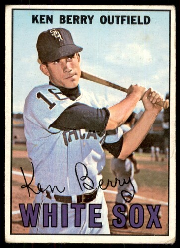 1967 TOPPS KEN BERRY CHICAGO WHITE SOX #67 VG | eBay