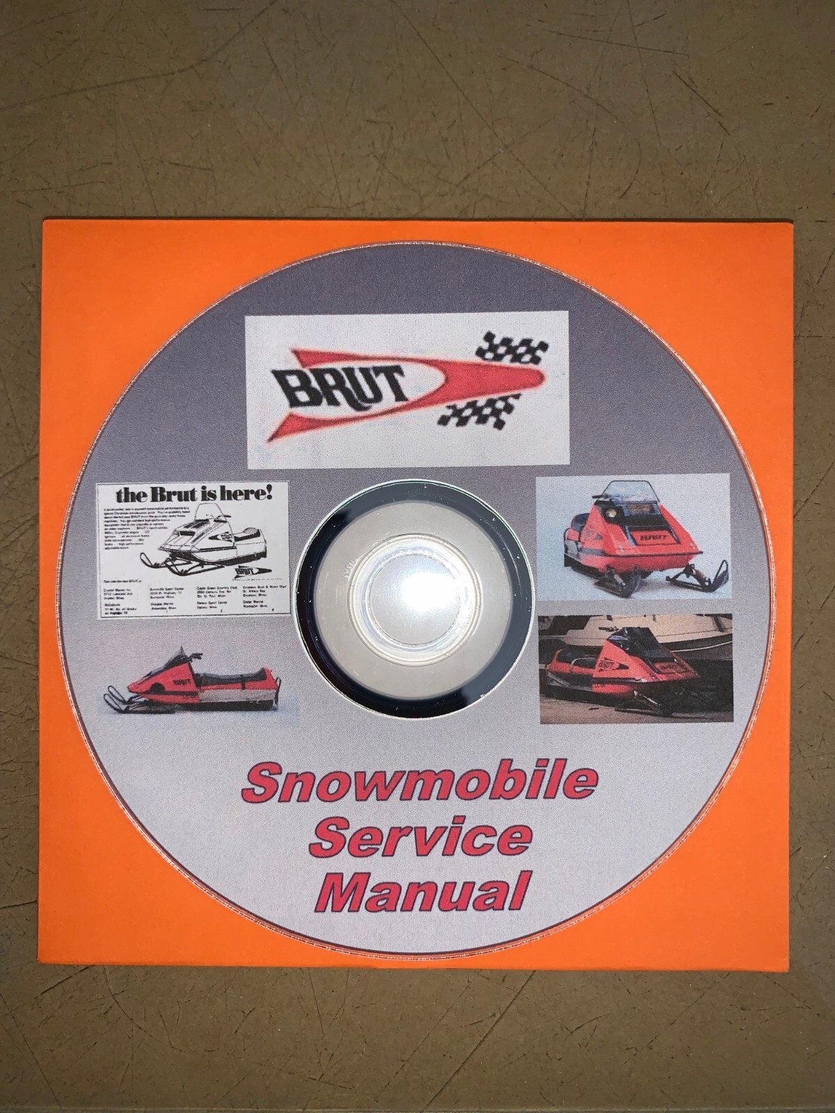 1972 1973 Brut Snowmobile Service & Parts Manual +Serv Bulletins_LC29 ...