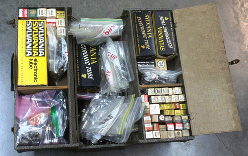 Vintage Carry All Tube Caddy, Radio/TV Repair Case - With 100+ TUBES | eBay
