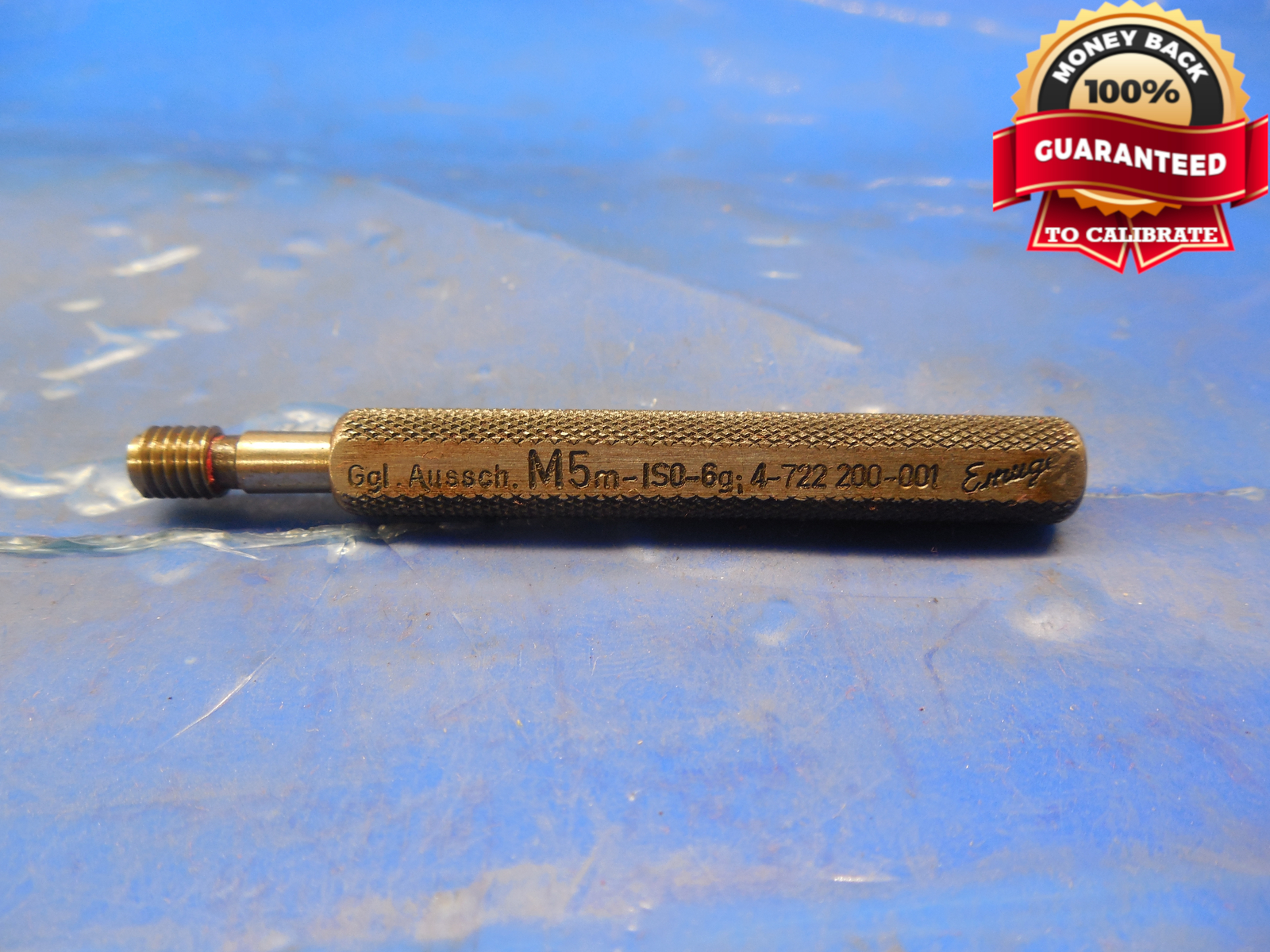 M5 X .8 IS0 6g METRIC THREAD PLUG GAGE 5.0 0.8 NO GO ONLY QUALITY ...