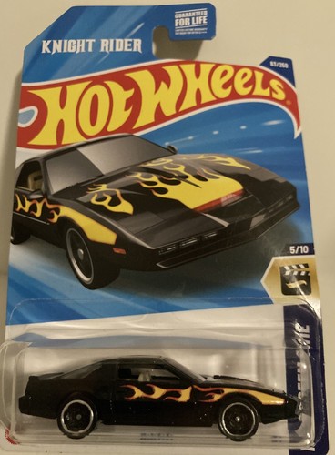2025 Hot Wheels E-CASE Knight Rider KITT Pontiac Trans Am Flames SAME ...