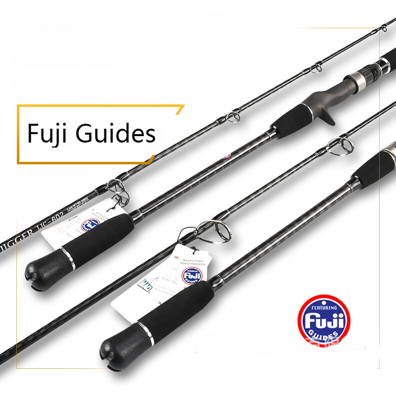 6ft Slow Pitch Jigging Rod Fuji Guides Eva Handle PE3-5# Lure Weight:80 ...