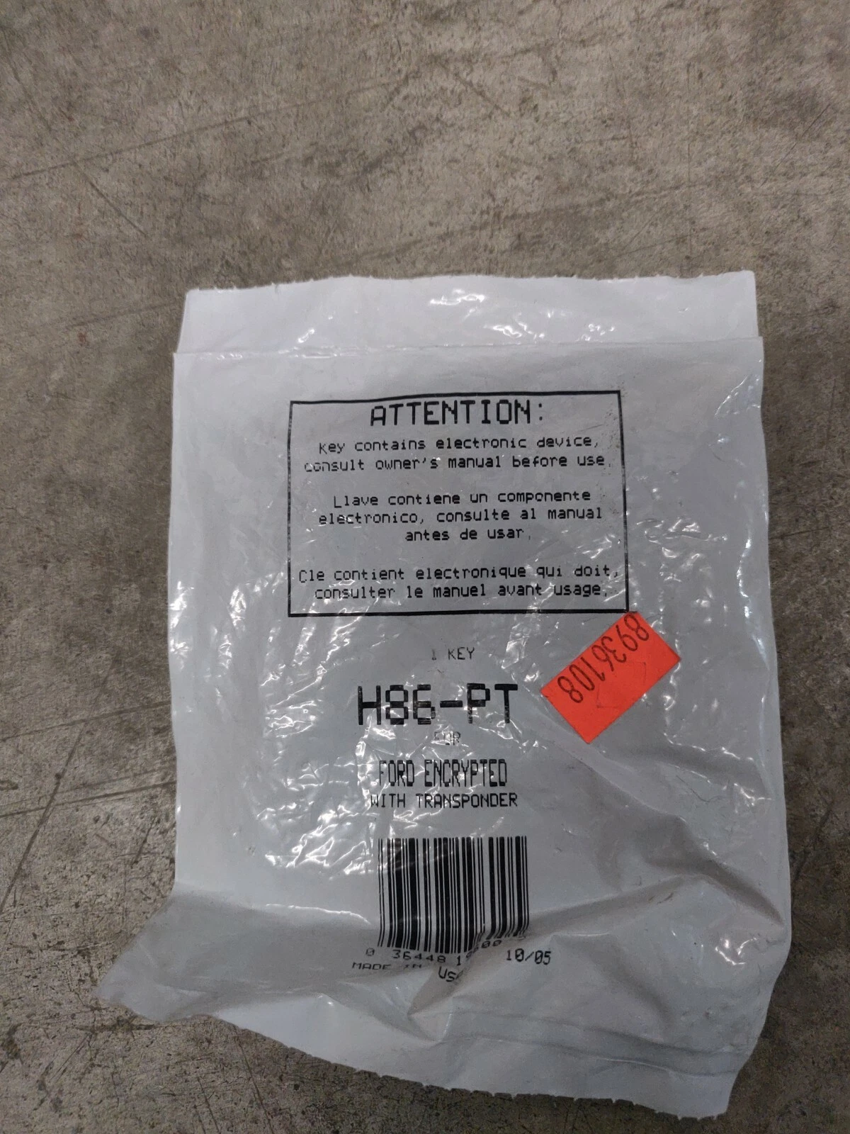 H86 / H74 Ford Lincoln MAZDA Transponder Key High Quality for sale ...