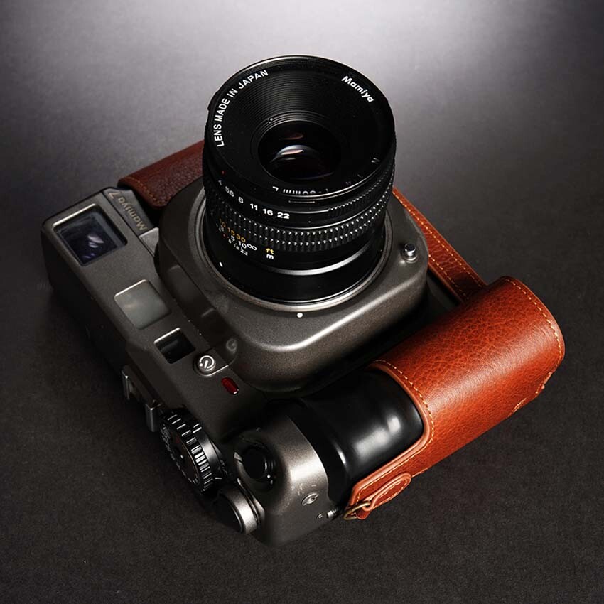 Handmade Genuine Leather Camera Cover Half Case Bag For Mamiya 7 ii 6MF | eBay