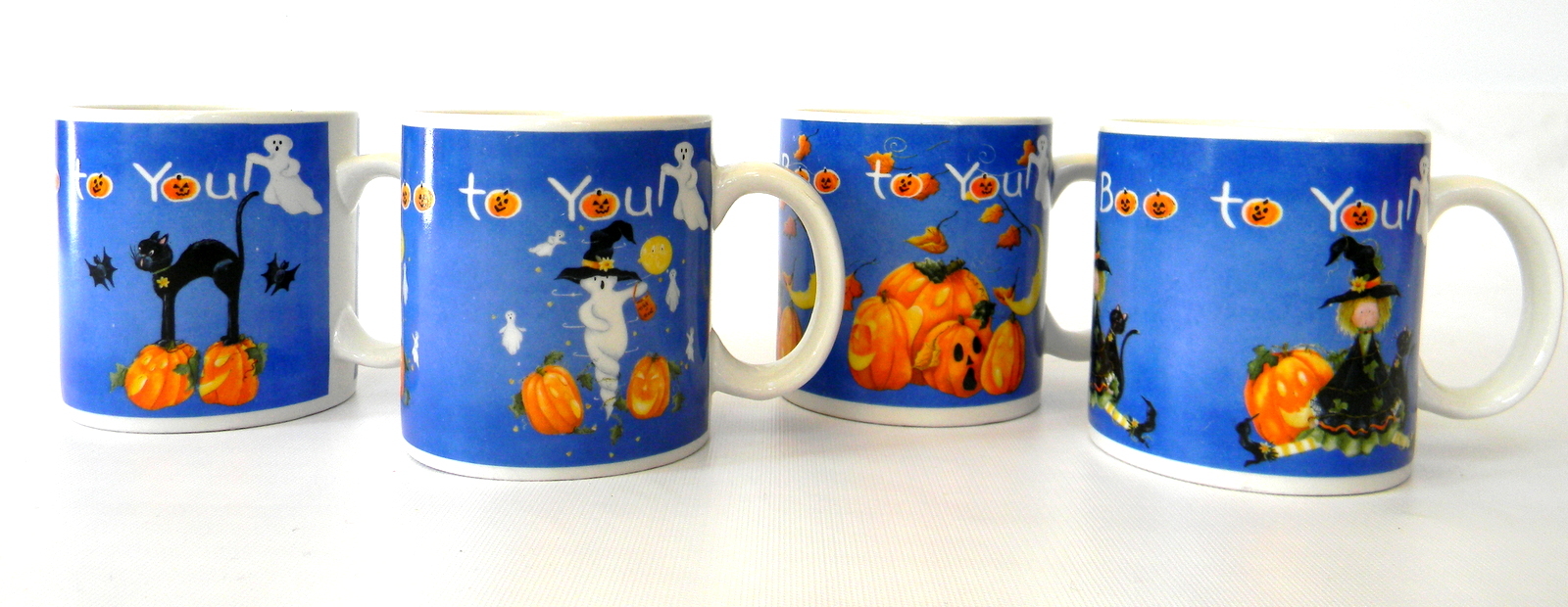 Sakura Boo to You Halloween Stoneware Mugs Set of 4 | eBay