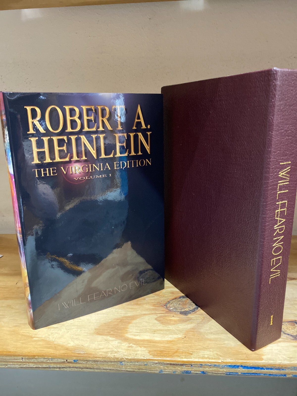 Robert Heinlein I Will Fear No Evil Virginia Edition Volume 1 Slipcase ...