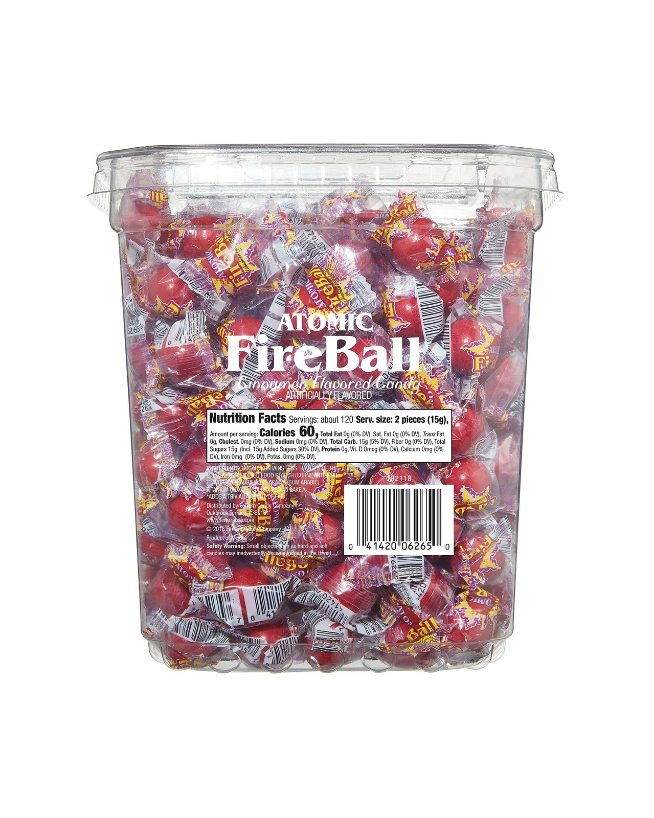 Atomic Fireballs Candy 4.05 Pound Bulk Tub | eBay