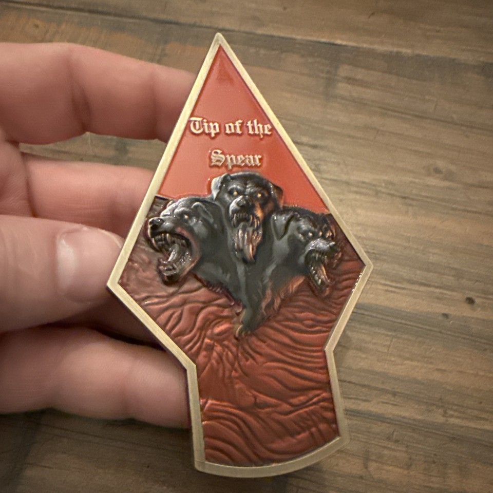 Huge Odd Shaped 1st Network Battalion USMC Gate Keeper Challenge Coin ...