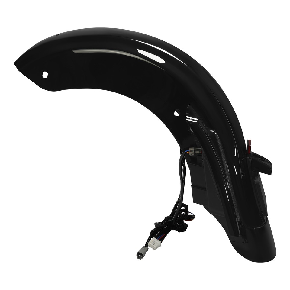 Rear Fender w/ LED Light Wire Harness Fit For Harley Touring Road Glide ...
