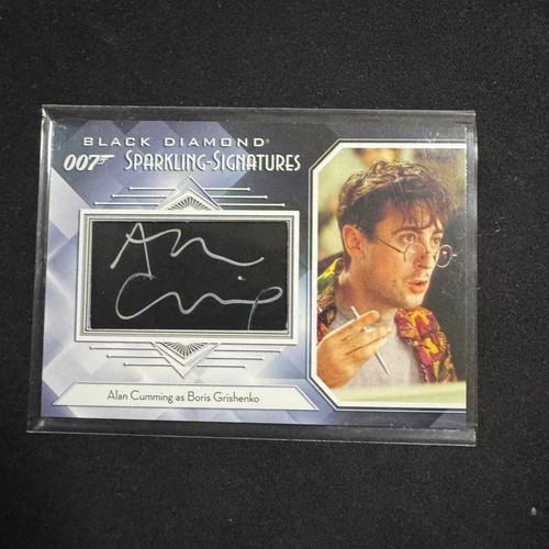 🎗️2024 UD BLACK DIAMOND JAMES BOND 007 SPARKLING-SIGNATURES ALAN ...