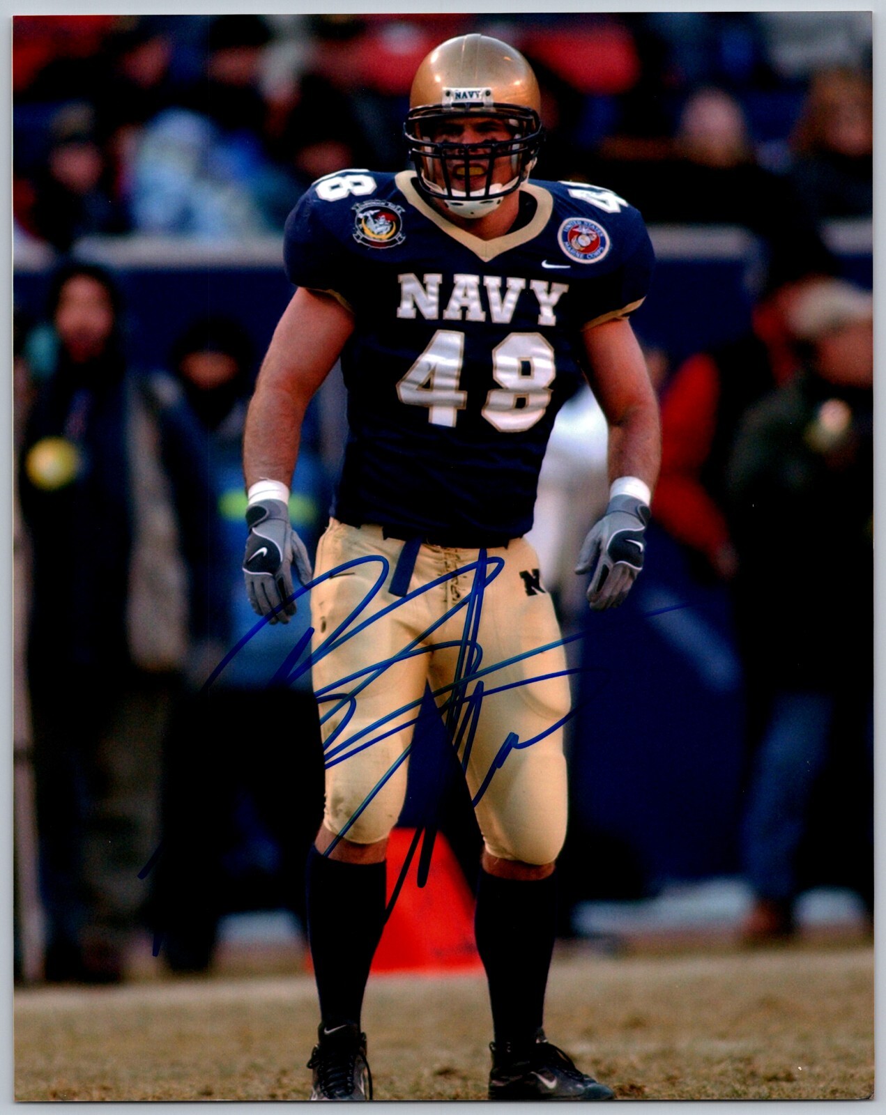 Brian Stann Authentic Autographed Signed UFC MMA Navy Football Legend ...