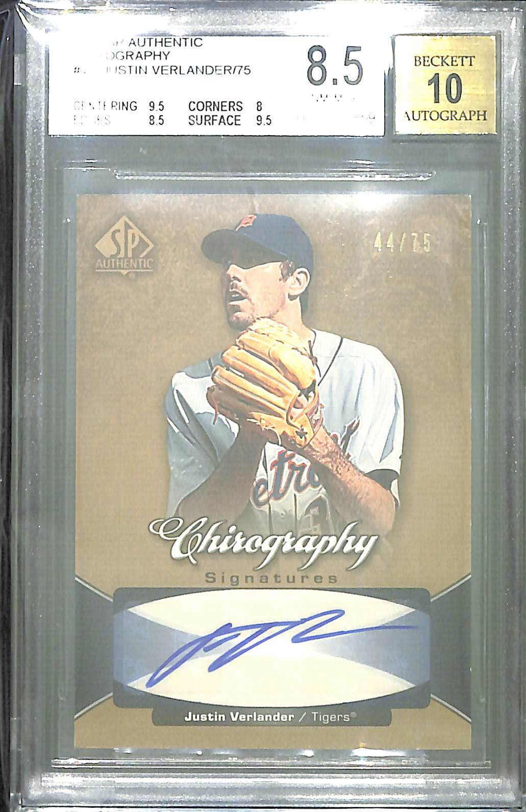 2006 Upper Deck SP Authentic SP Chirography Autograph #VE Justin ...