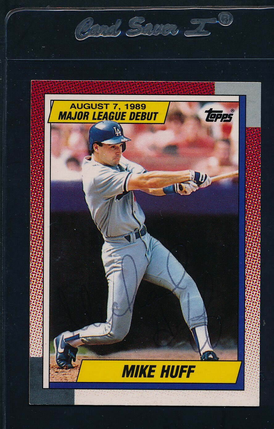 1989 Topps #63 Mike Huff Dodgers Signed Auto *49108 | eBay