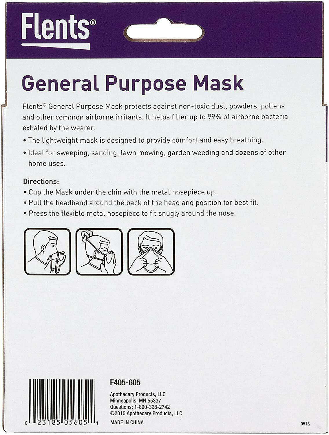 Flents General Purpose Mask 5 EA for sale online | eBay
