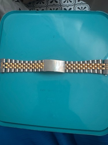16 - 22mm Stainless Steel Two Tone Jubilee Metal Watch Bracelet Band | eBay