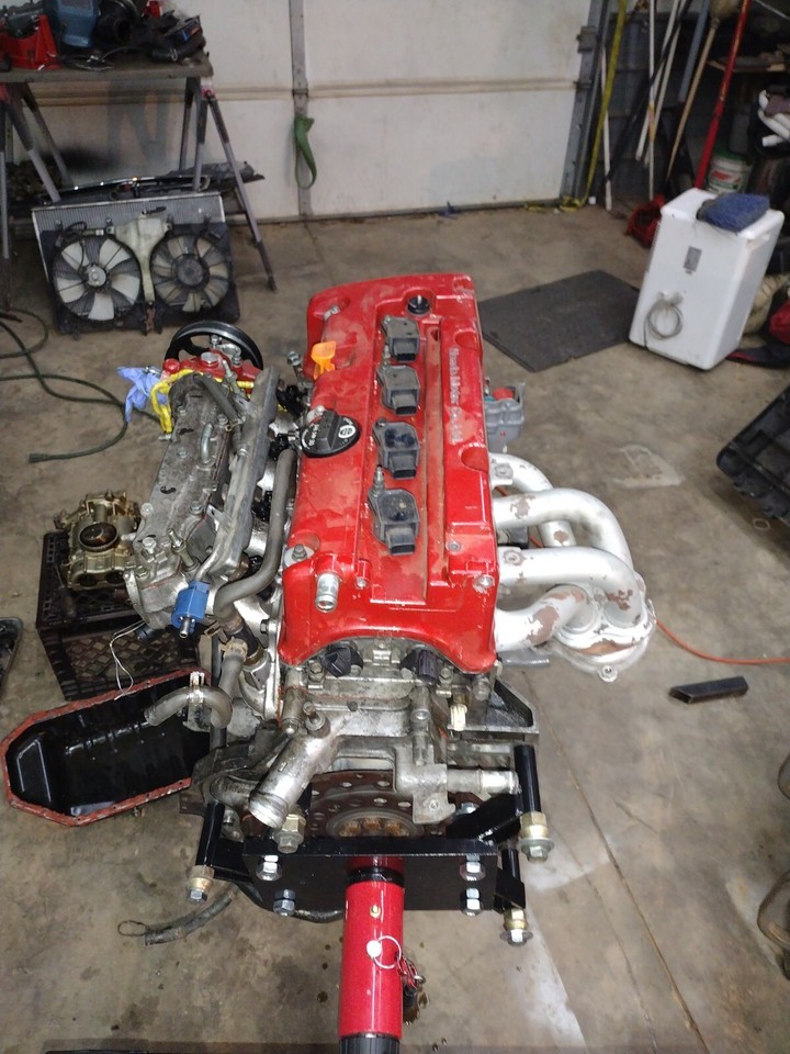 PORTED 2008 Acura TSX K24A2 cylinder head Complete RBB-3 OEM K24 04 To ...