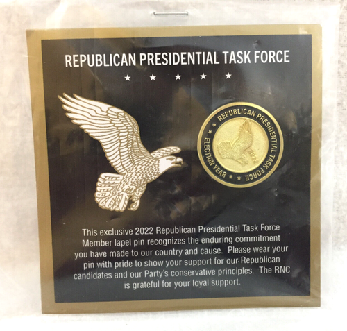 Lapel Pin Member 2022 Election Republican Presidential Task Force 3/4 ...