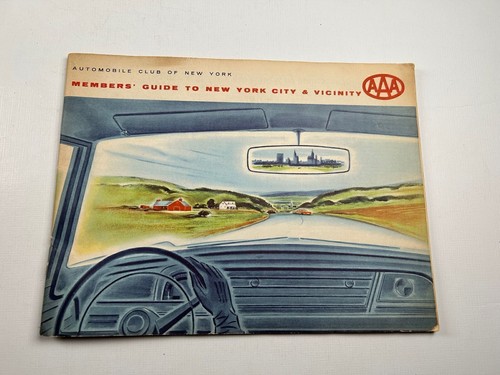 Vintage AAA Members' Guide to New York City & Vicinity 1956 + Maps | eBay