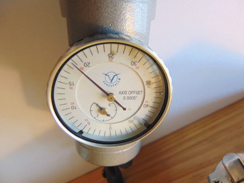 Aerospace Axis Offset Co-Ax Dial Indicator Gage set .0005" including ...
