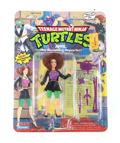 April O'Neil The Ravishing Reporter 1992 TMNT Playmates New Unpunched ...