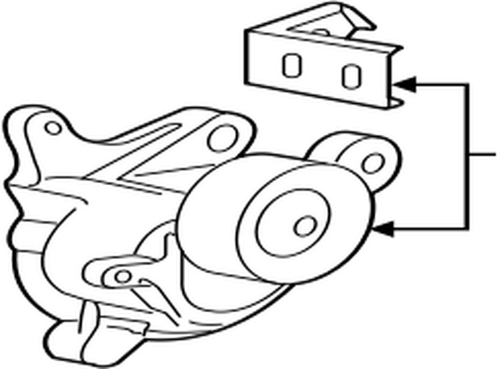 16620-28050 Toyota Tensioner assy, v-ribbed belt 1662028050, New ...