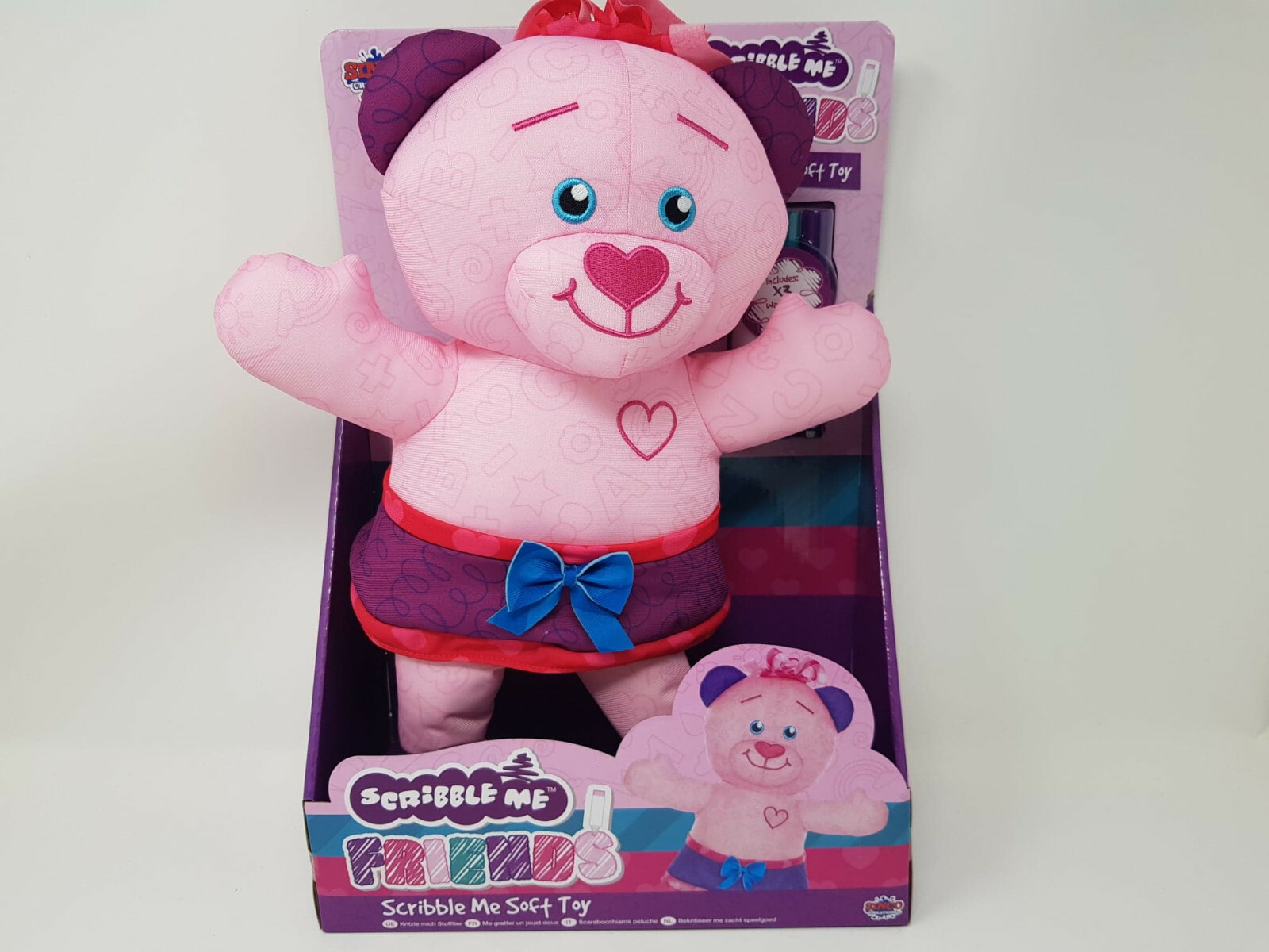 Scribble Me Friends Bear Cute And Cuddly Draw Doodle & Wash + Includes ...