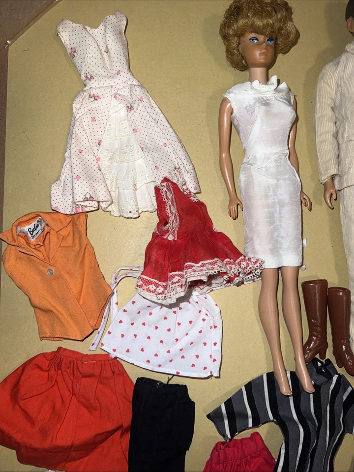 Vintage Barbie 1960 Dolls And Dresses Lot | eBay