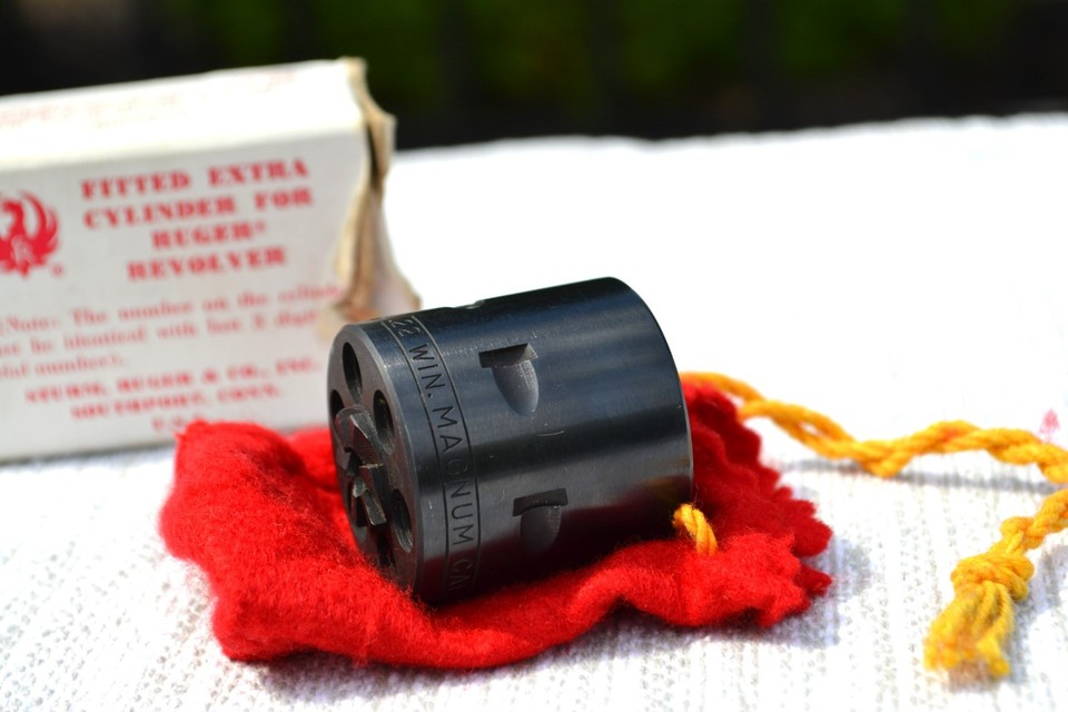 Ruger Single Six 22 Magnum Cylinder with Factory Bag, Cylinder Box | eBay