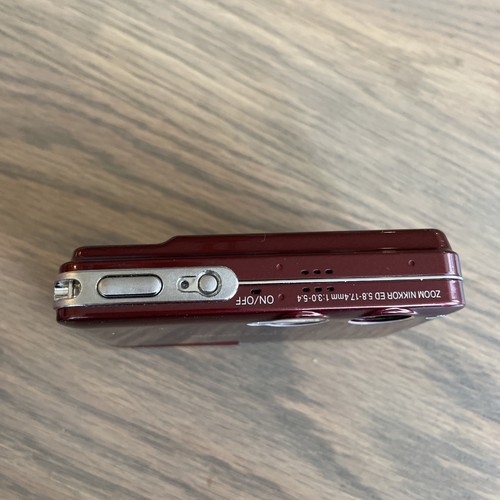 RARE Nikon Coolpix S3 Maroon Compact Digital Camera. Wokring. CAMERA ...