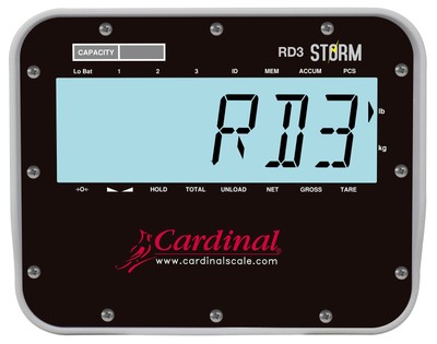 Cardinal, RD3, 2" LCD Economical Remote Display in IP66 Thermoplastic ...