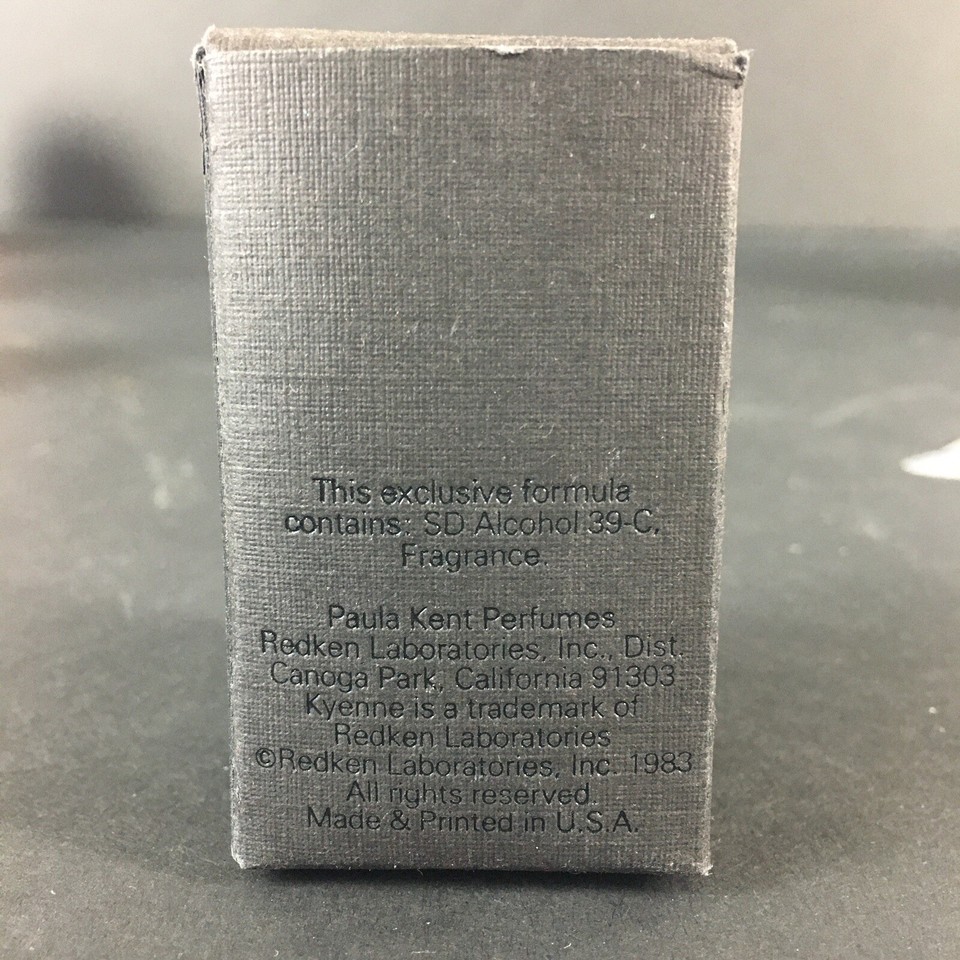 Vintage 1/4 oz Kyenne Paula Kent Super Rare parfum 7.5ml Perfume | eBay