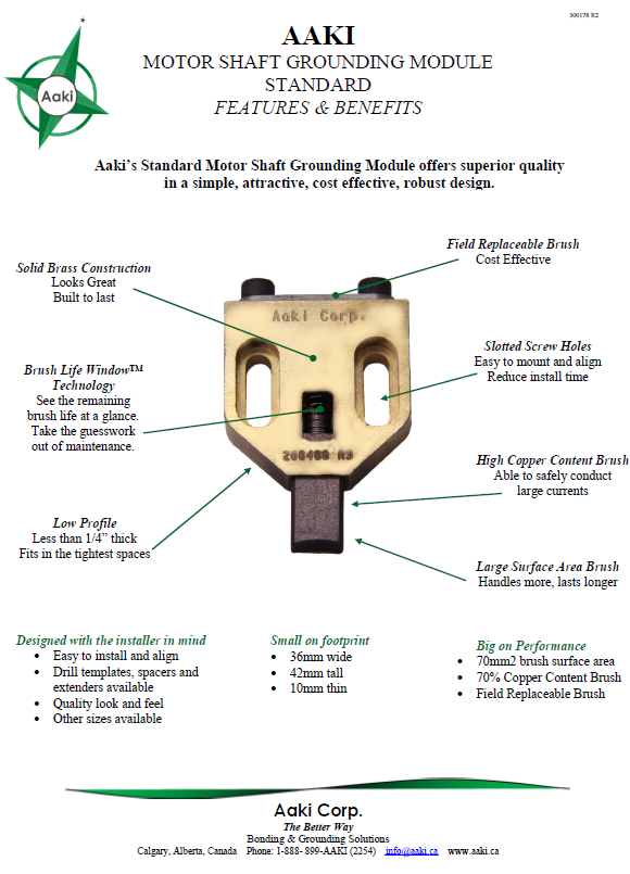 Motor Shaft Grounding Module - Standard Size | eBay