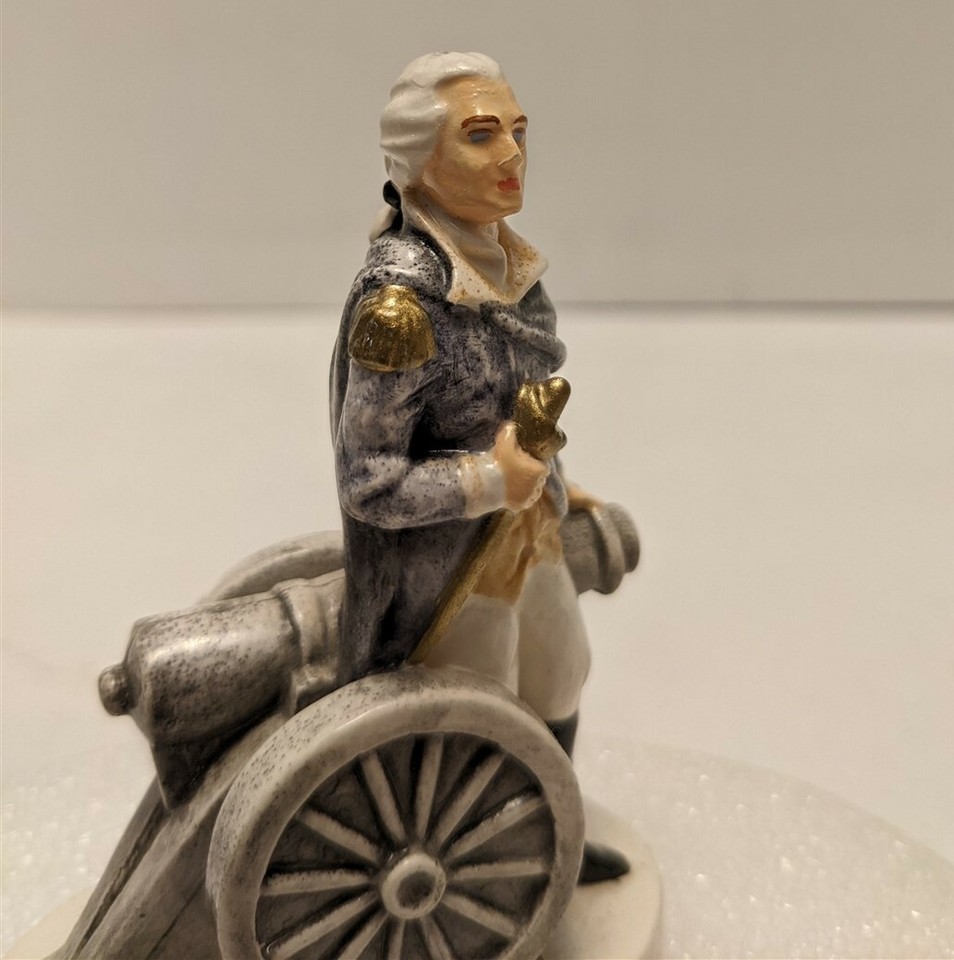 Patriotic Figurine George Washington with Cannon Sebastian Miniatures ...