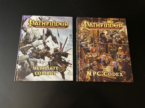 Pathfinder: NPC Codex Ultimate Combat HC Paizo 2012 hardcover EX BX T5 ...