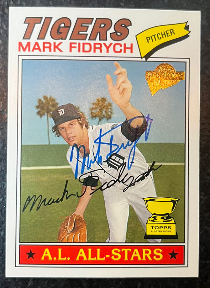 MARK FIDRYCH 2004 Topps All-Time Fan Favorites Baseball Card #122 AUTO ...