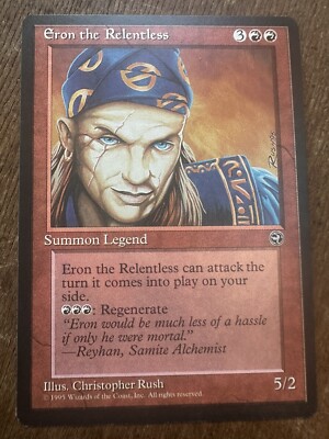 MTG Magic the Gathering Eron the Relentless Homelands LP | eBay