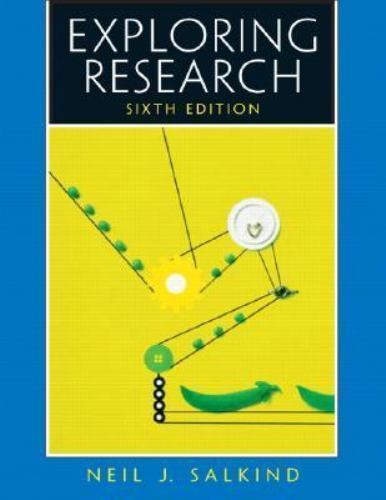Exploring Research 6th Edition by Neil J Salkind 2006 #2287 ...