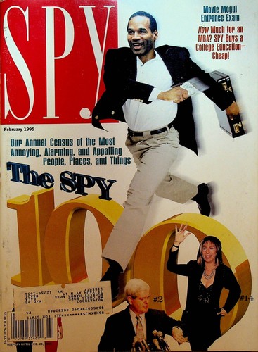 Spy Magazine February 1995 OJ Simpson Barbra Streisand Newt Gingrich | eBay