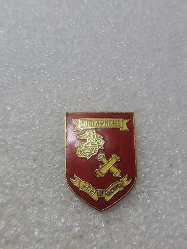 10TH MARINES ARTILLERY REGIMENT HAT PIN TIE TAC 2ND MAR DIV MCB Camp ...