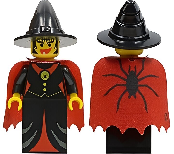 Lego Fright Knights 6037 6087 6097 Witch with Cape Castle Minifigure | eBay